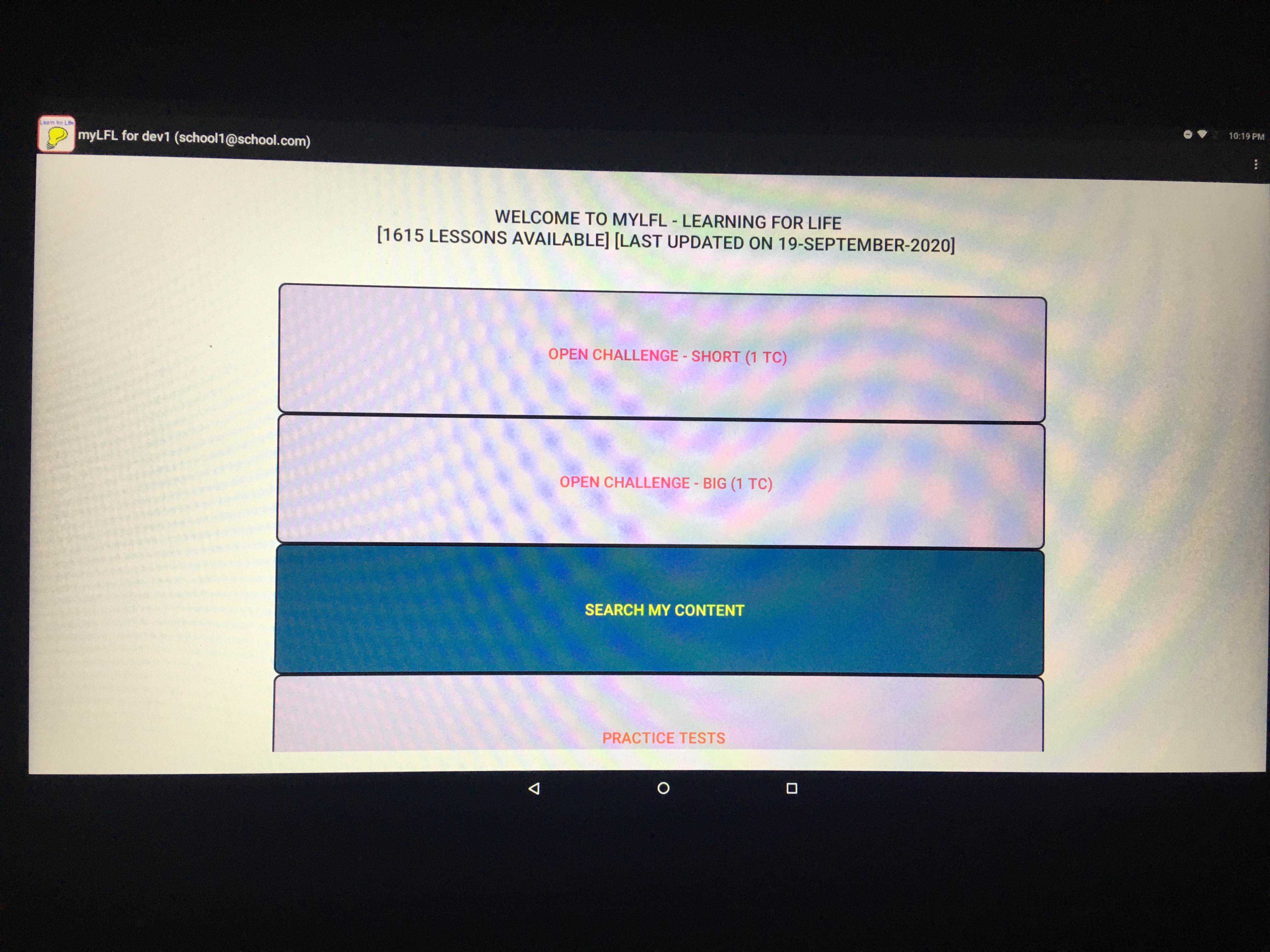 myLFL - Learning For Life